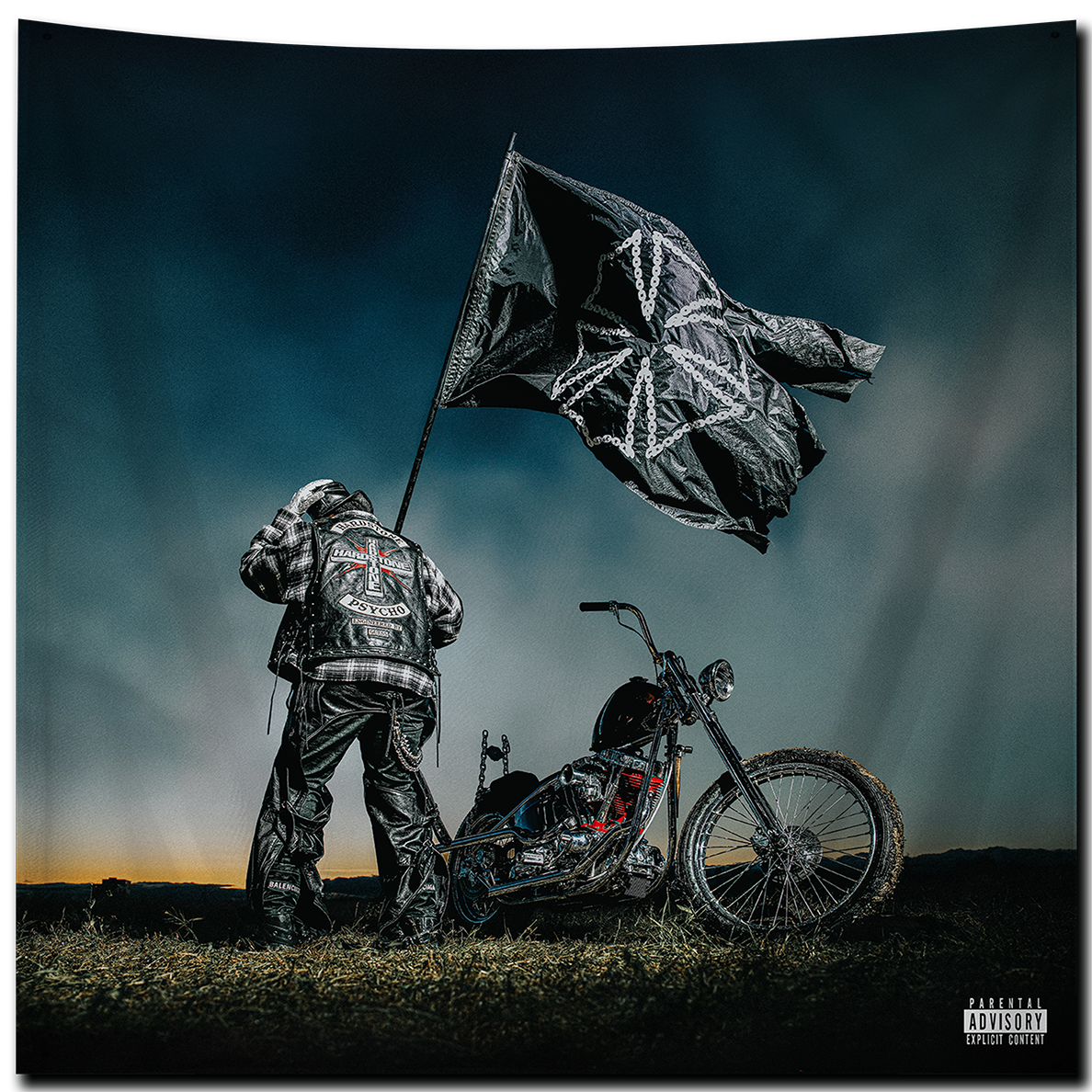 Hardstone Psycho flag – Aozora