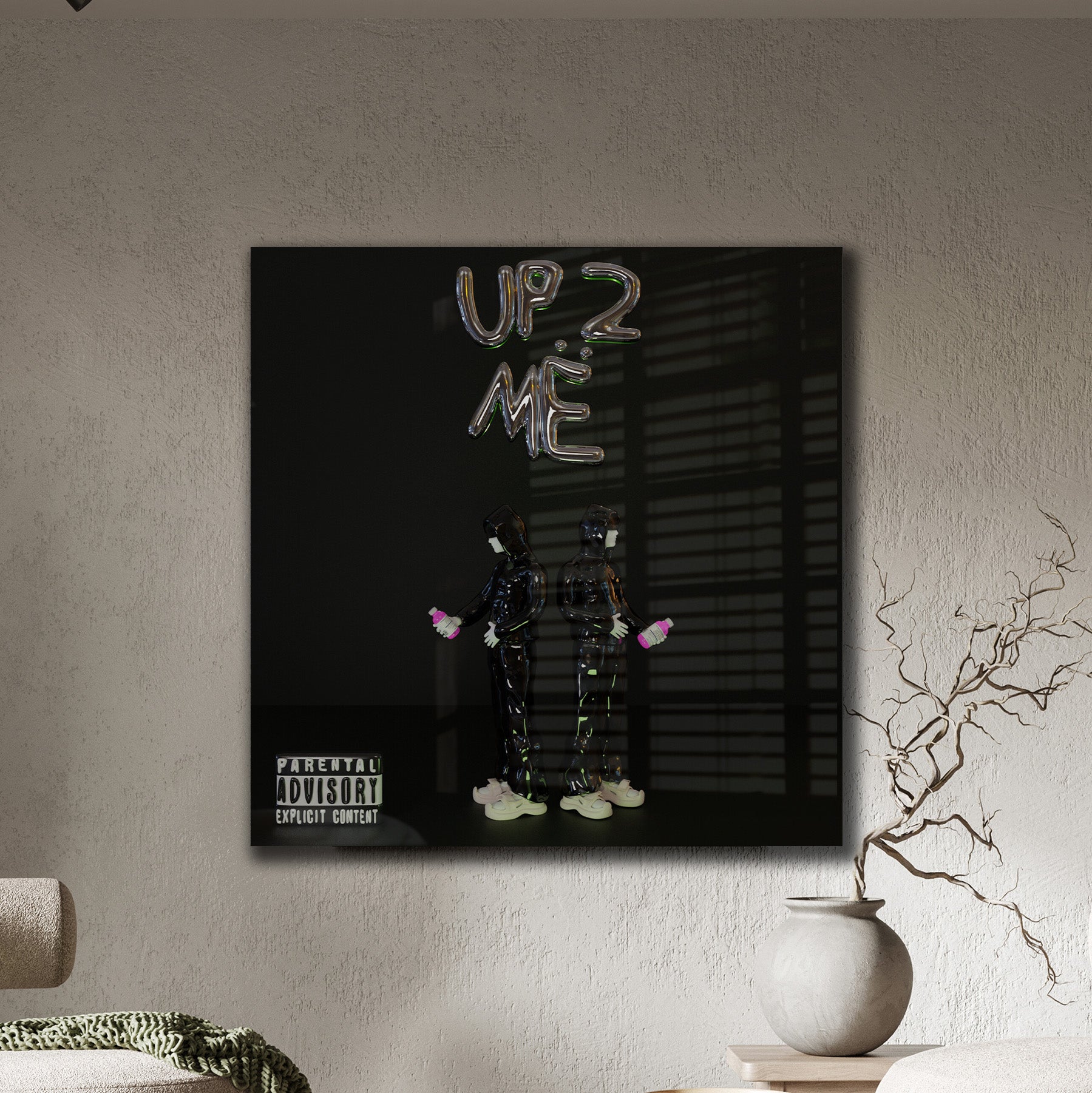 UP 2 ME Acrylic Plaque – Aozora